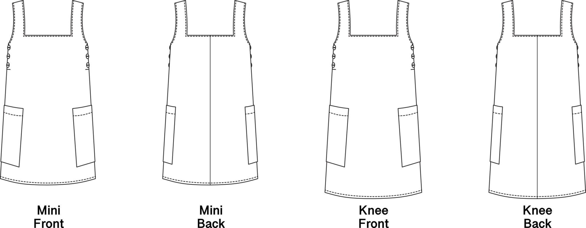 Harvest - Kids Pinafore Dress Sewing Pattern